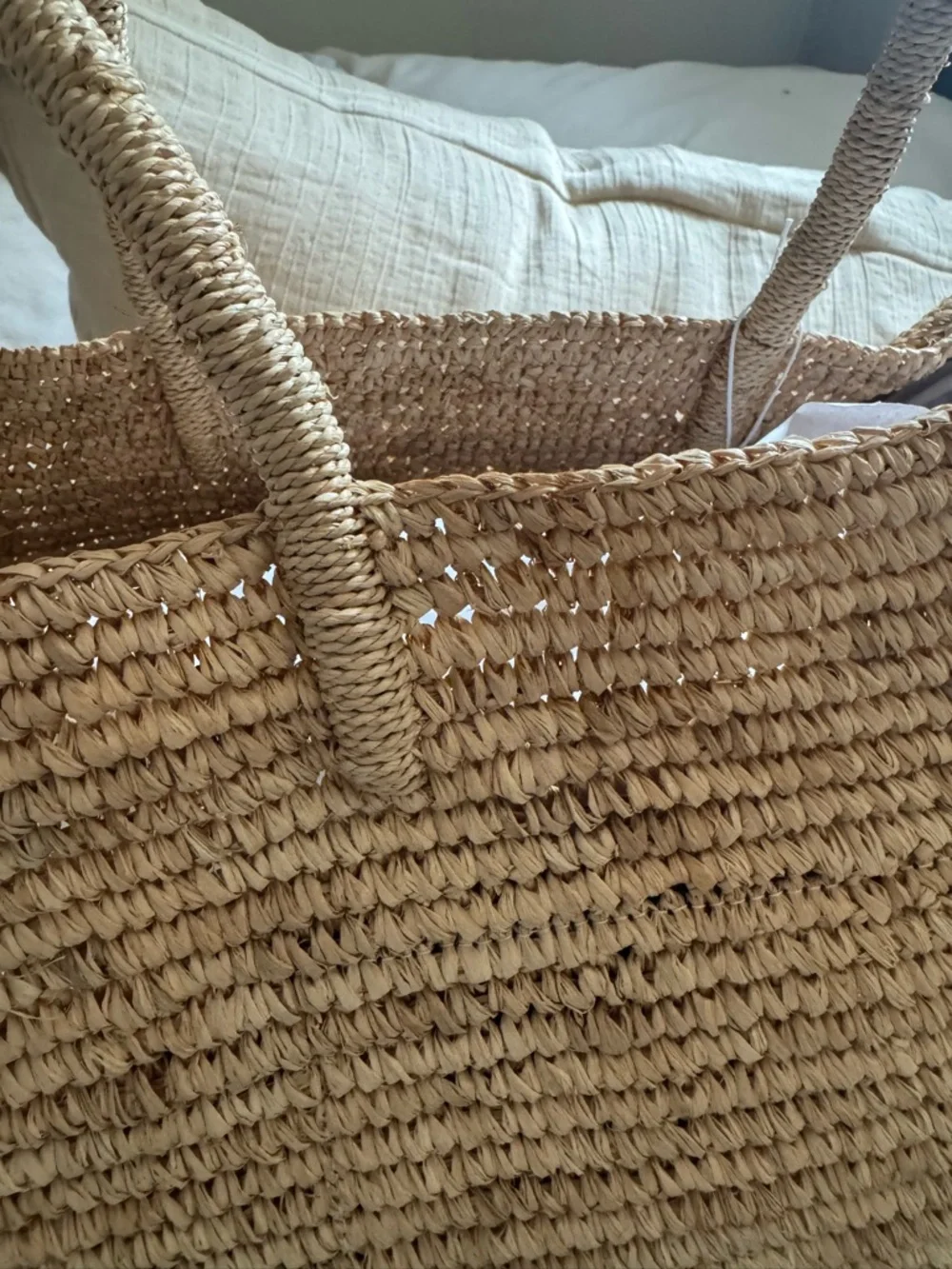 COS | Bags | Cos Natural Straw Tote Bag | Poshmark